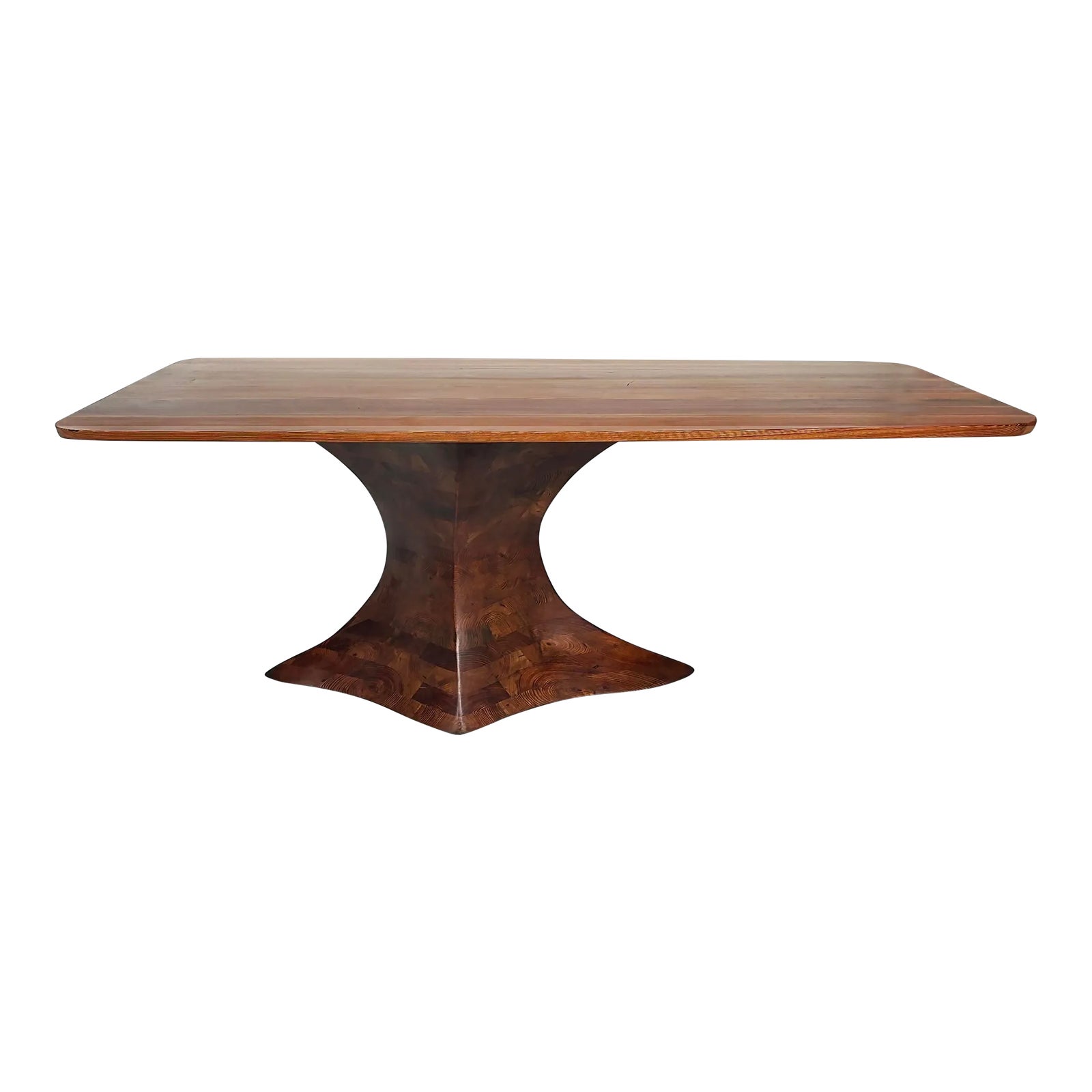 Dade County Pine Sculptural Studio Dining Table, Ray Pirello ...