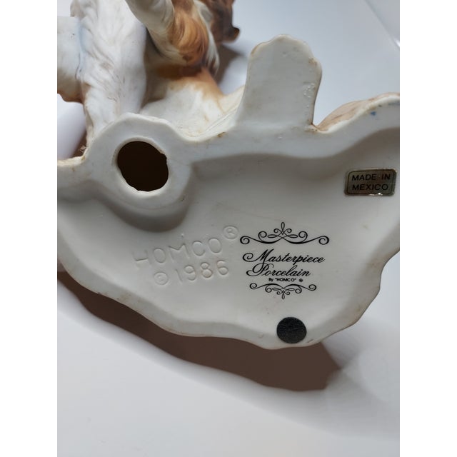 Vintage Bisque Collie Figurine | Chairish