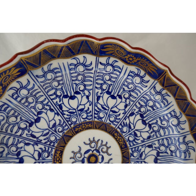 Antique 18th Century Dr Wall Worcester Royal Blue Lily Pattern Plate ...
