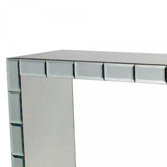 French Art Modern Mirrored Console Table | Chairish