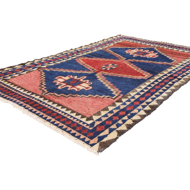 Vintage Persian Lori Rug - 04'10 X 07'03 | Chairish