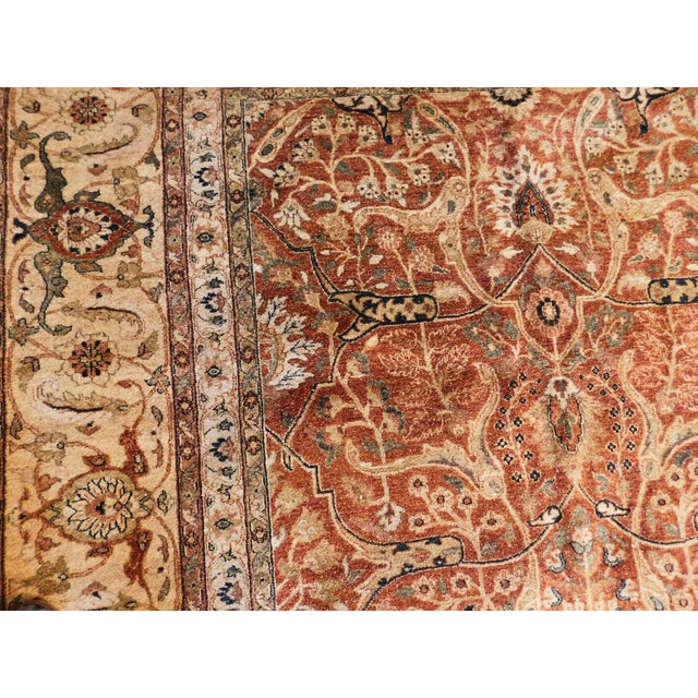 Hand Knotted Indian Rug - 9'10"x 13'10" | Chairish
