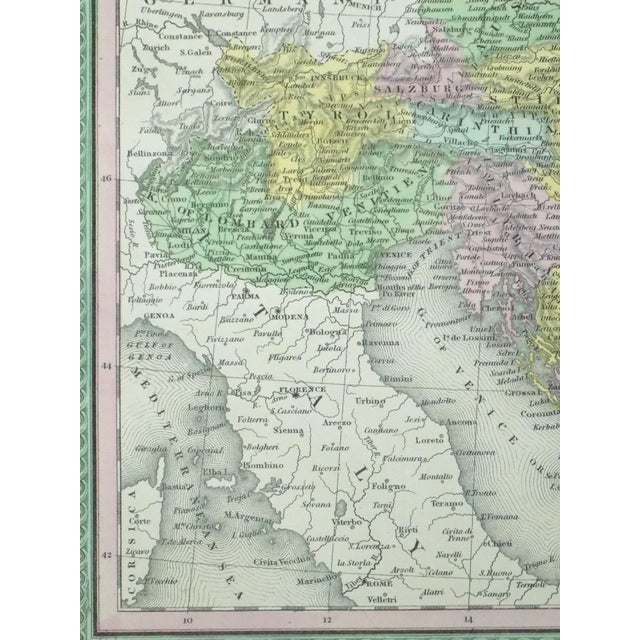 Map of Austrian Empire & Vienna by Cowperthwait, 1850 | Chairish