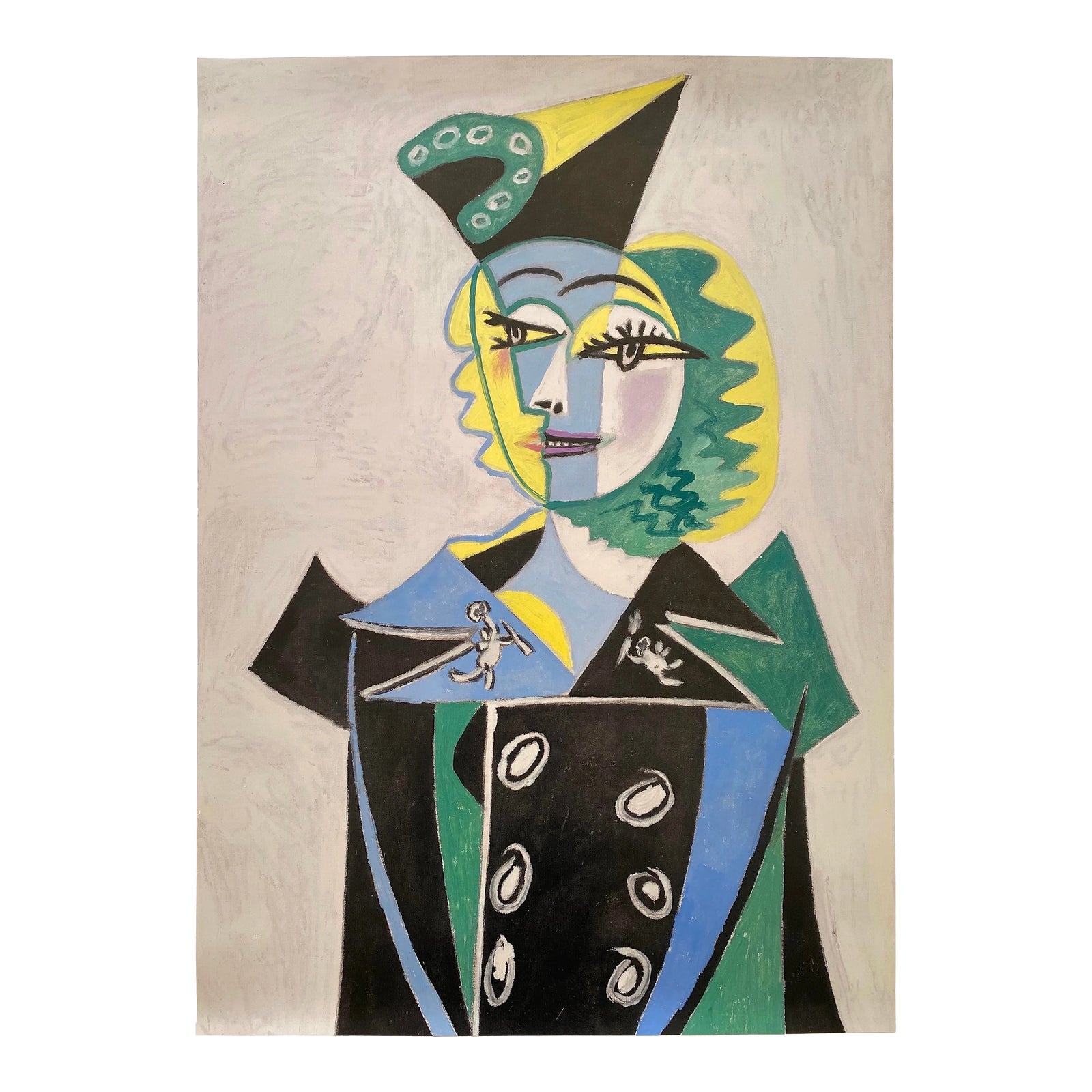 Pablo Picasso Cubist Offset Lithograph Print French Museum Poster ...