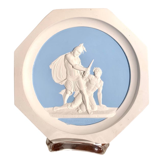 19th Century Count Feodor Petrovich Tolstoy Plaster Medallion | Chairish