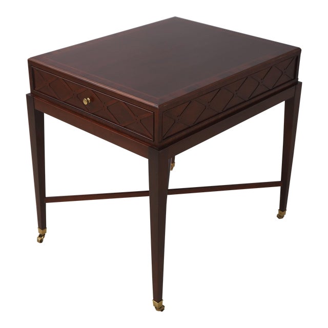Baker Historic Charleston 1 Drawer Mahogany End Table | Chairish