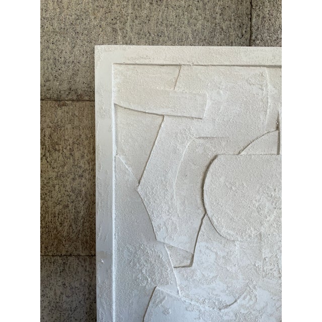 Cubist Plaster Relief | Chairish