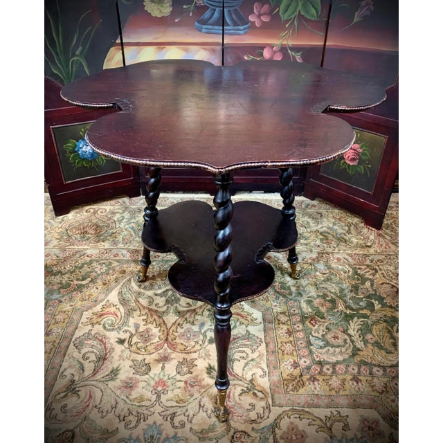 18th Century English Cloverleaf Tea Table | Chairish