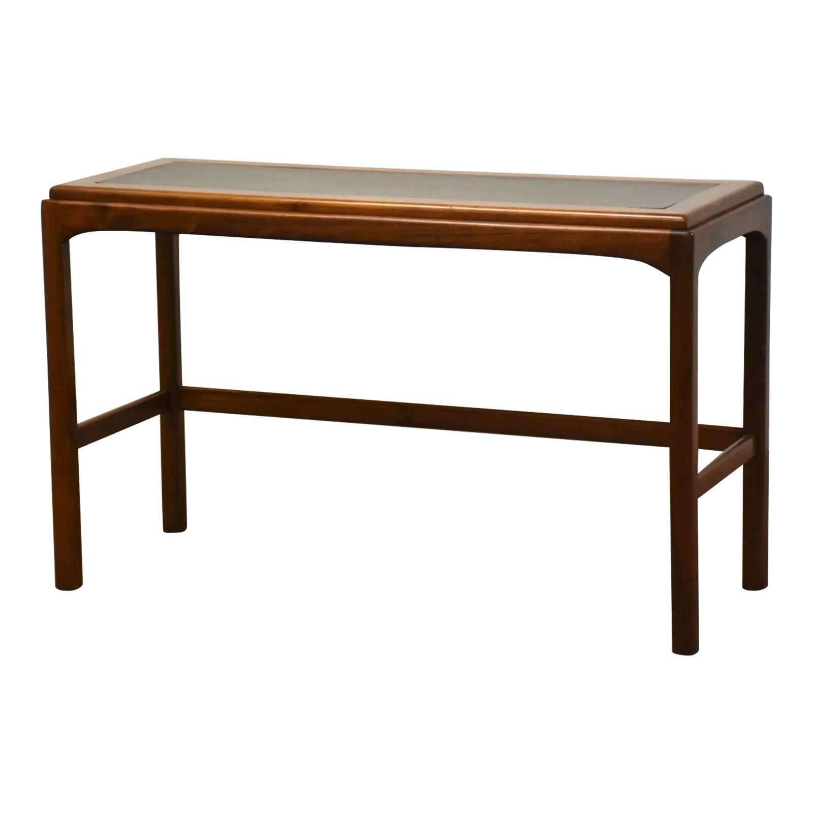 Mid Century Modern Walnut Sofa Entry Table | Chairish