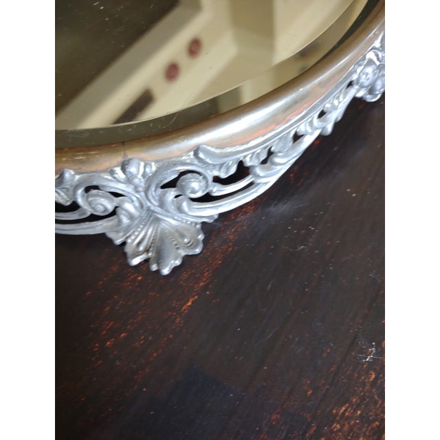 Antique Mirrored Plateau | Chairish