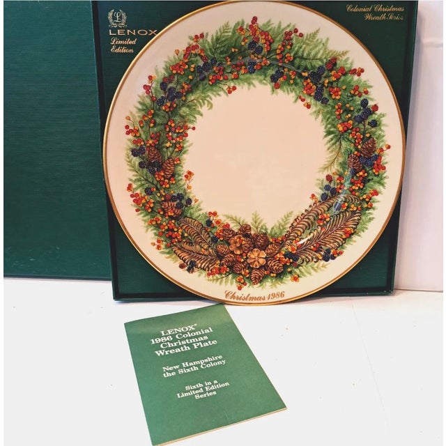 Lenox Holiday Plate | Chairish
