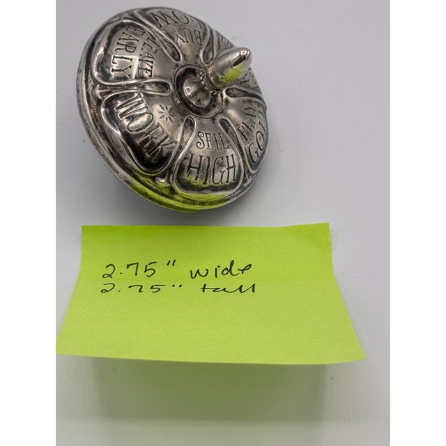 Vintage 1940s Sterling Silver Executive Decision Maker | Chairish