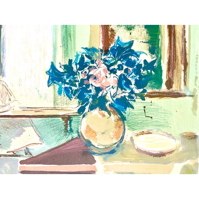 Modernist Artist Josef Floch (1895-1977) Signed Still Life Lithograph ...