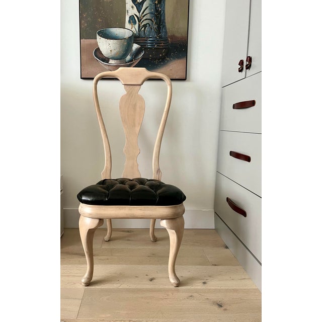 1970s Vintage Phyllis Morris Queen Anne Dining Chairs - Set of 6 | Chairish