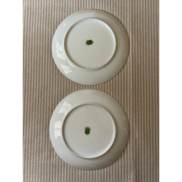 Late 19th Century Pair of German Bird Plates | Chairish