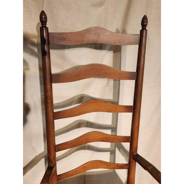 Antique Ladder Back Chair | Chairish