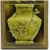 American Majolica Three-Part Mural Flower Pot Fireplace Tiles | Chairish