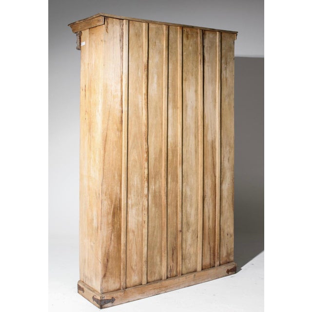 Reclaimed Wood Indian Architecture Bookcase | Chairish