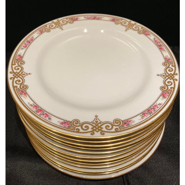 1913 Spode Copeland Plate With Gold Banding and Accents, England - Set ...