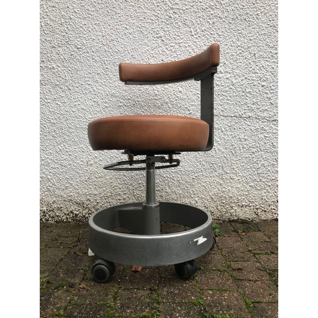 Adjustable Swivel Chair on Wheels from Siemens, 1960s | Chairish