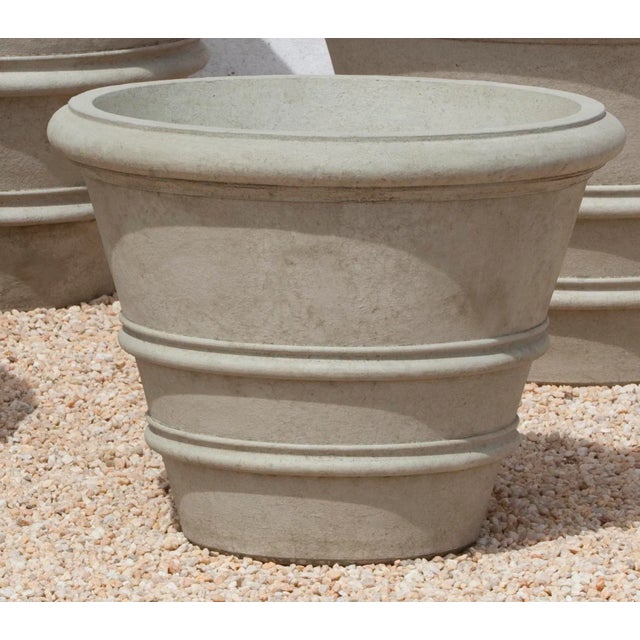 Classic Rolled Rim Planter, Verde, Small | Chairish