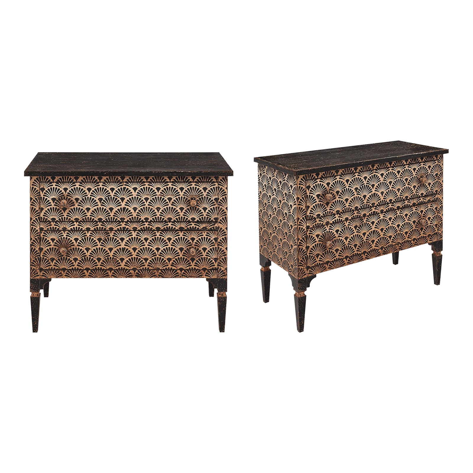 Antique Painted Italian Chests | Chairish