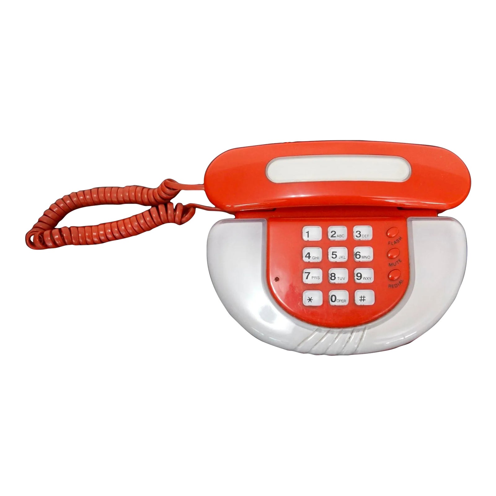 1980’s Postmodern Art Deco Telephone | Chairish