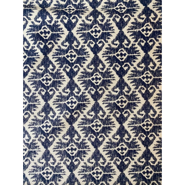 China Seas Quadrille Aztec Ikat Fabric 4 1/2 Yards | Chairish