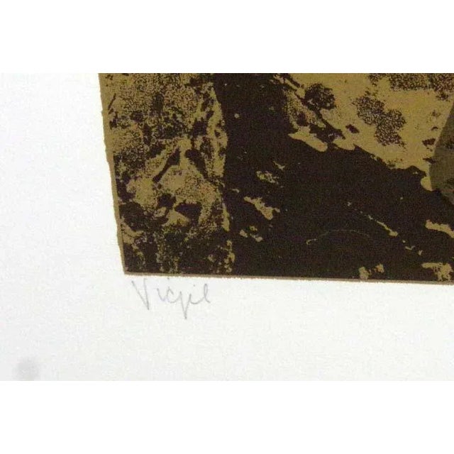 Dean Meeker Vigil Original Signed Intaglio Collagraph Art Artwork ...