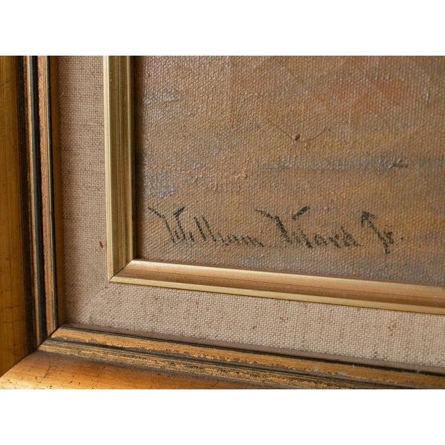 Original William Ward Jr. Oil Painting of Sail Boats | Chairish