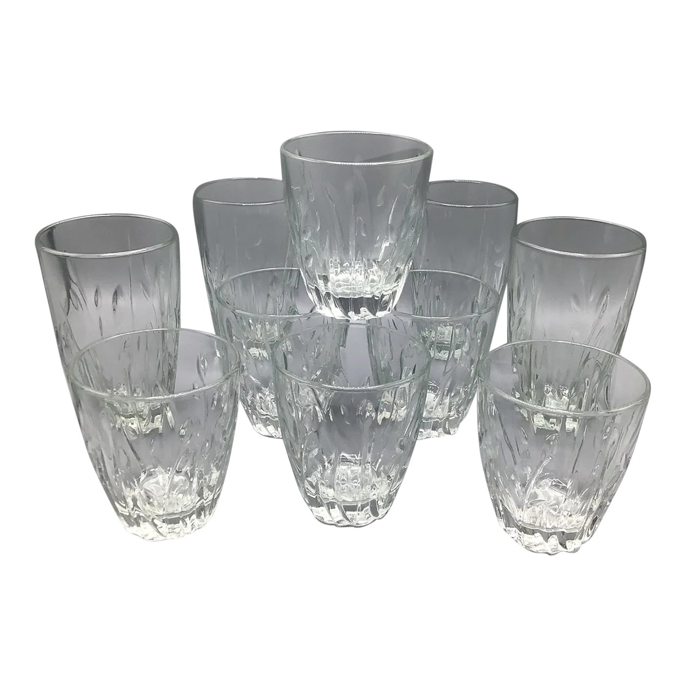 Vintage Cristal D’Argues Durand “Cassandra” Crystal Set With 4 Highball ...