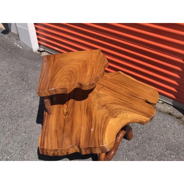 Mid 20th Century Vintage Live-Edge Tables - Set of 3 | Chairish