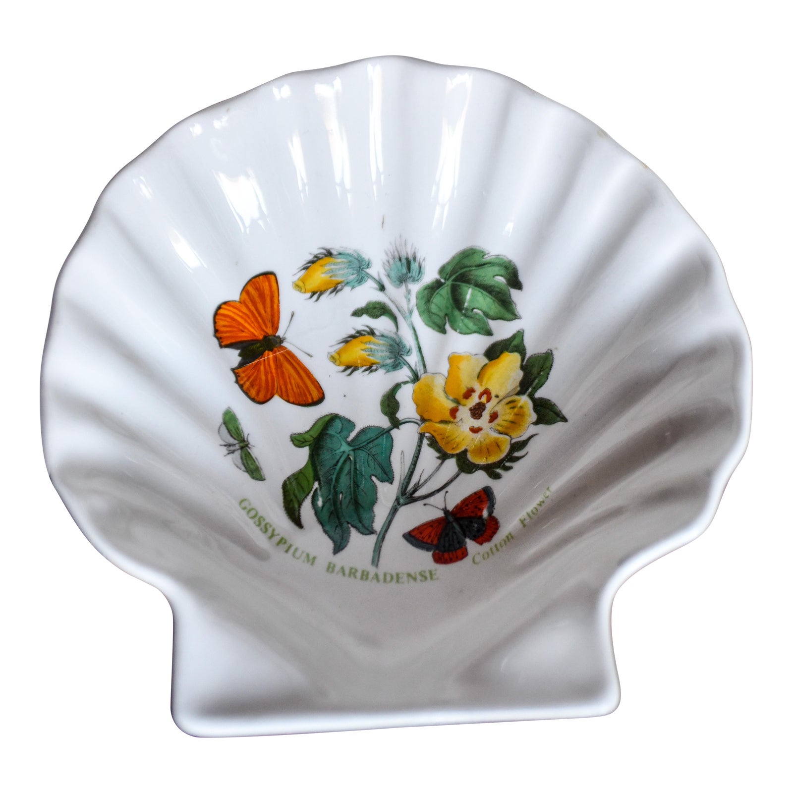 Vintage Portmeirion Botanic Garden Ceramic Scallop Shell Serving ...