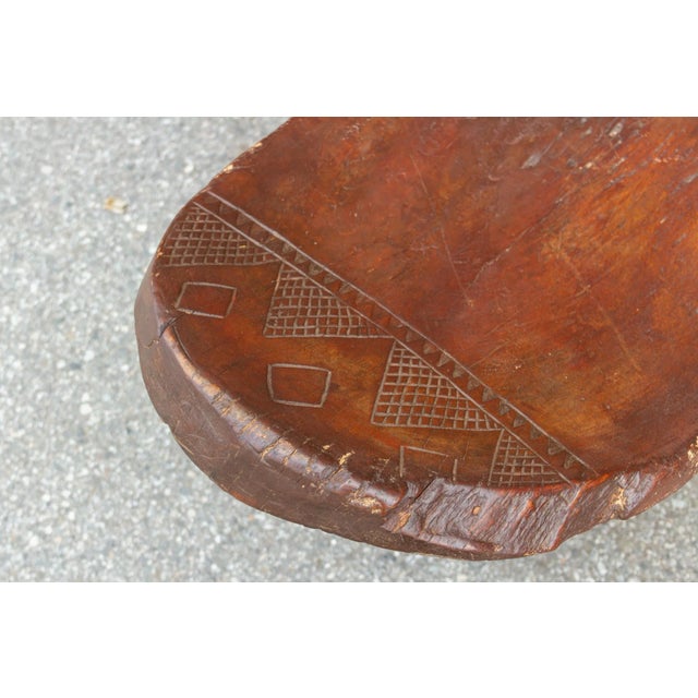 19th Century Carved Lobi Chair | Chairish