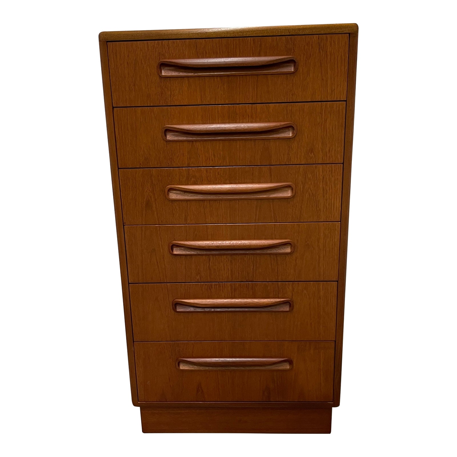1970s Vintage G Plan Mid-Century Modern Teak Fresco Six Drawer Chest of ...