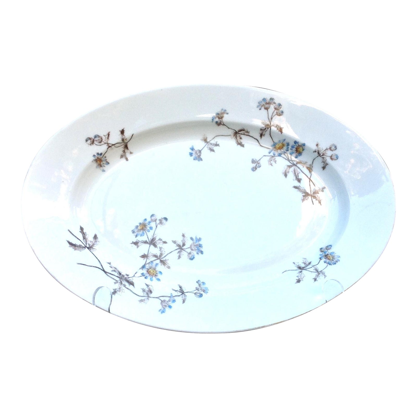 Charles Field Haviland Oval Serving Platter Floral Schleiger 1311-1 ...
