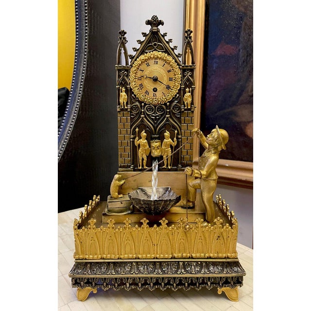 Early 19th Century French Bronze Automaton/Automata Animation Clock ...