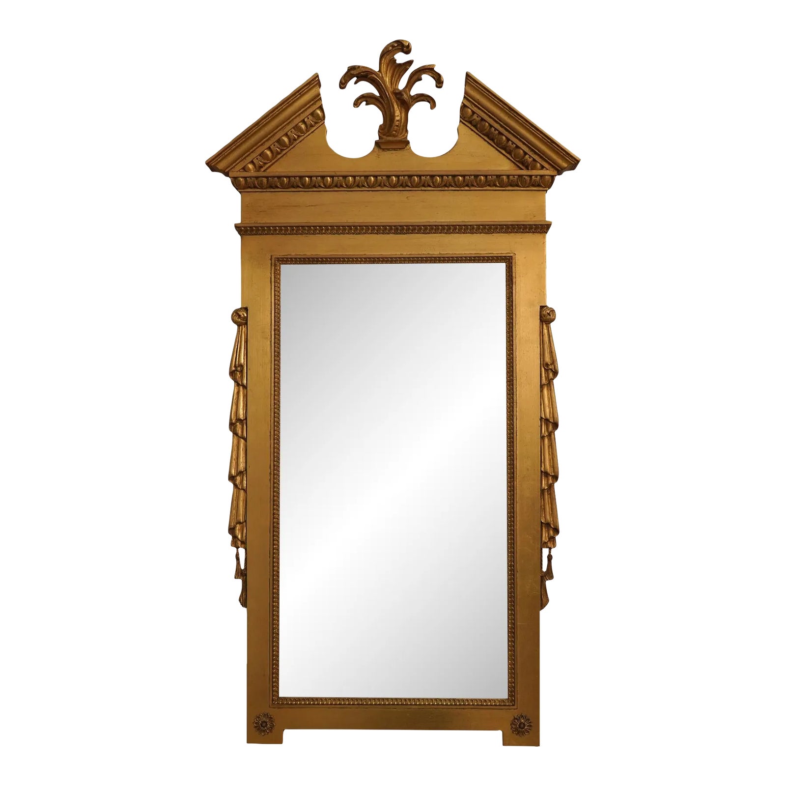 1990s Carvers Guild Attributed Georgian Style Gold Gilt Mirror | Chairish