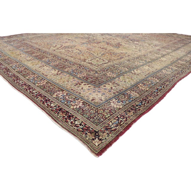 Antique Persian Kermanshah Rug - 10'03 X 13'00 | Chairish