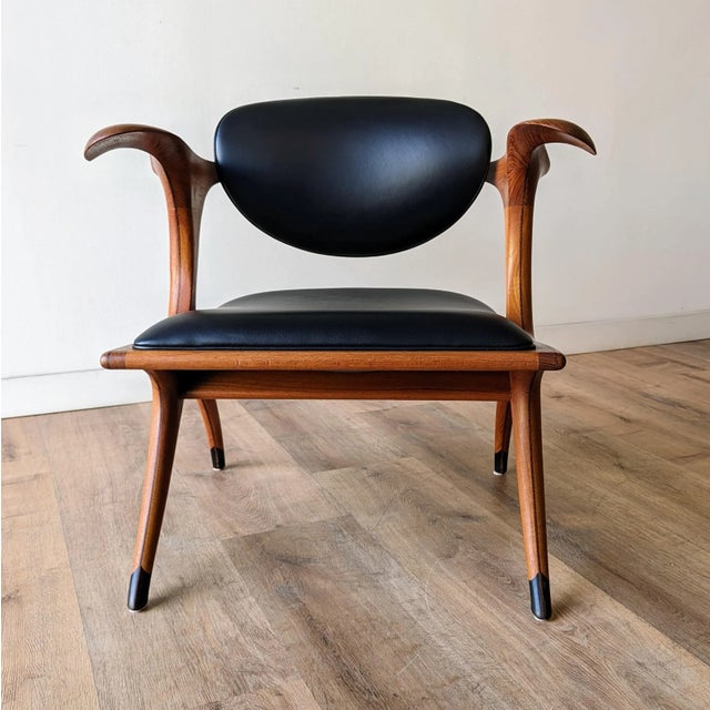 1950s Newly Upholstered Evert Södergren Sculptured Chair | Chairish
