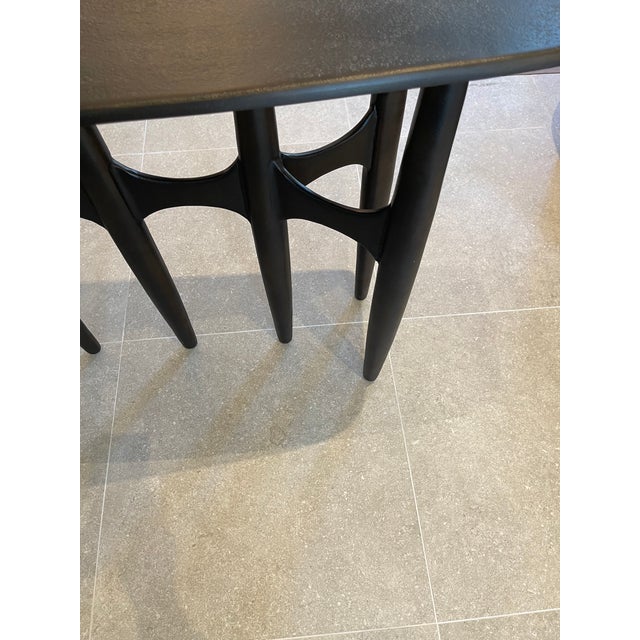 Broze Cast Aluminum Console Table From Cb2 | Chairish