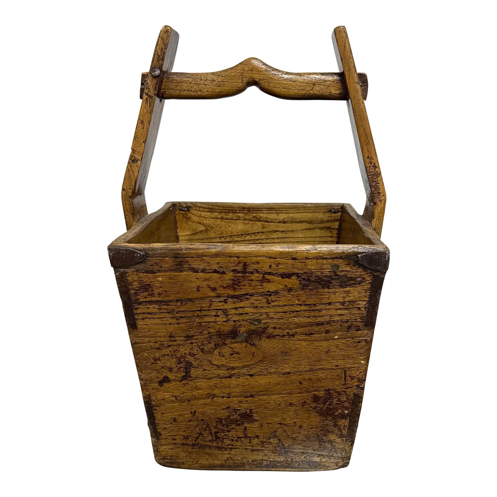 Antique Chinese Rice Dou, Bucket | Chairish