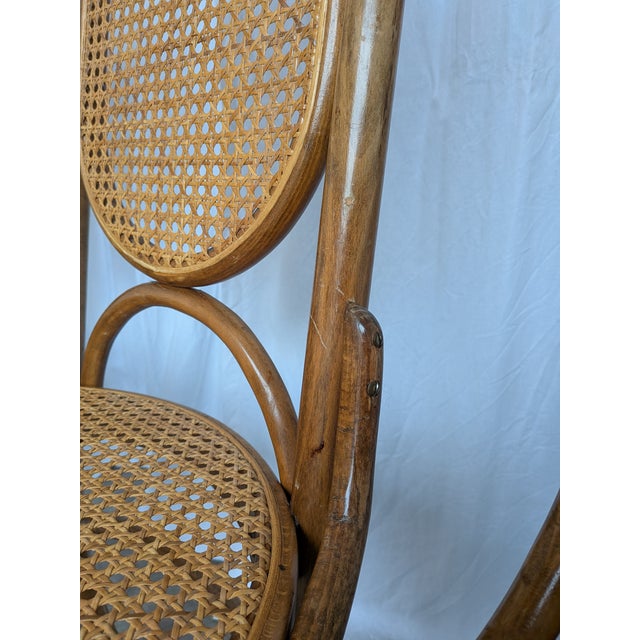 Vintage Bentwood Cane Dining Chairs, 1970s, Set of 6 | Chairish