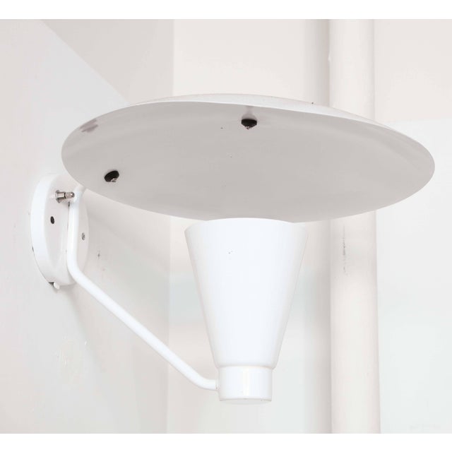 Lightolier White Wall Sconce | Chairish