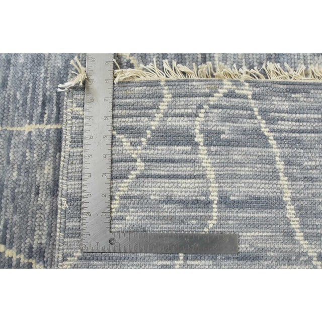 Moroccan 8′ X 10′ Gray Wool Hand-Knotted Area Rug | Chairish