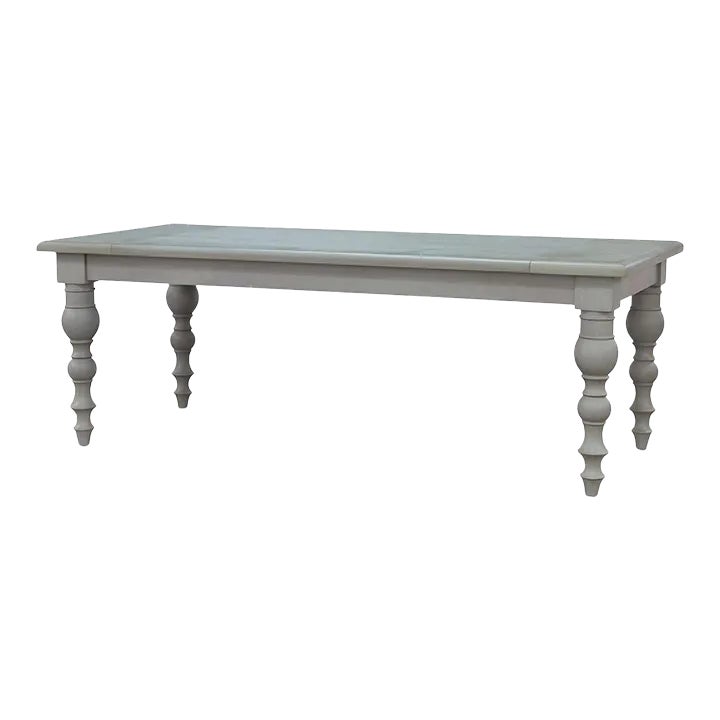 Classic Farmhouse Dining Table - Charleston Grey | Chairish