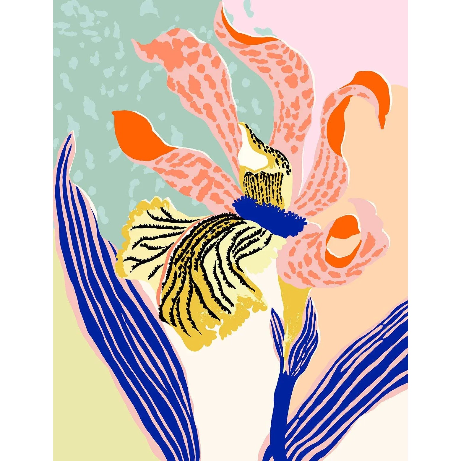 "Modern Orchid" Contemporary Giclee Print by Sarah Gordon | Chairish