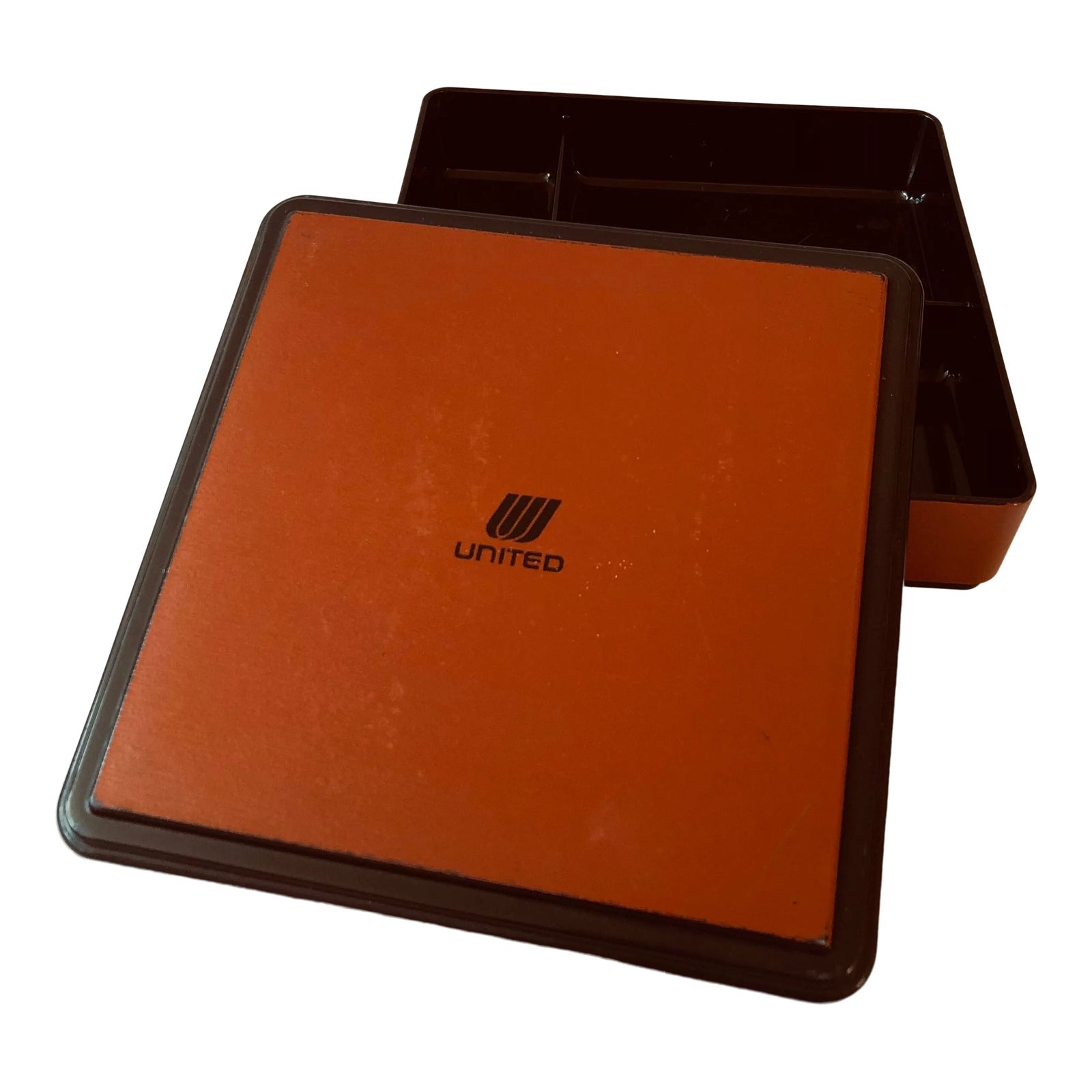 First Class United Airlines Lacquerware Bento Box | Chairish
