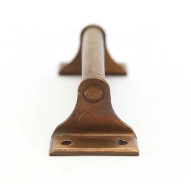 Mid 20th Century Copper Washed Brass Drawer or Window Pull | Chairish