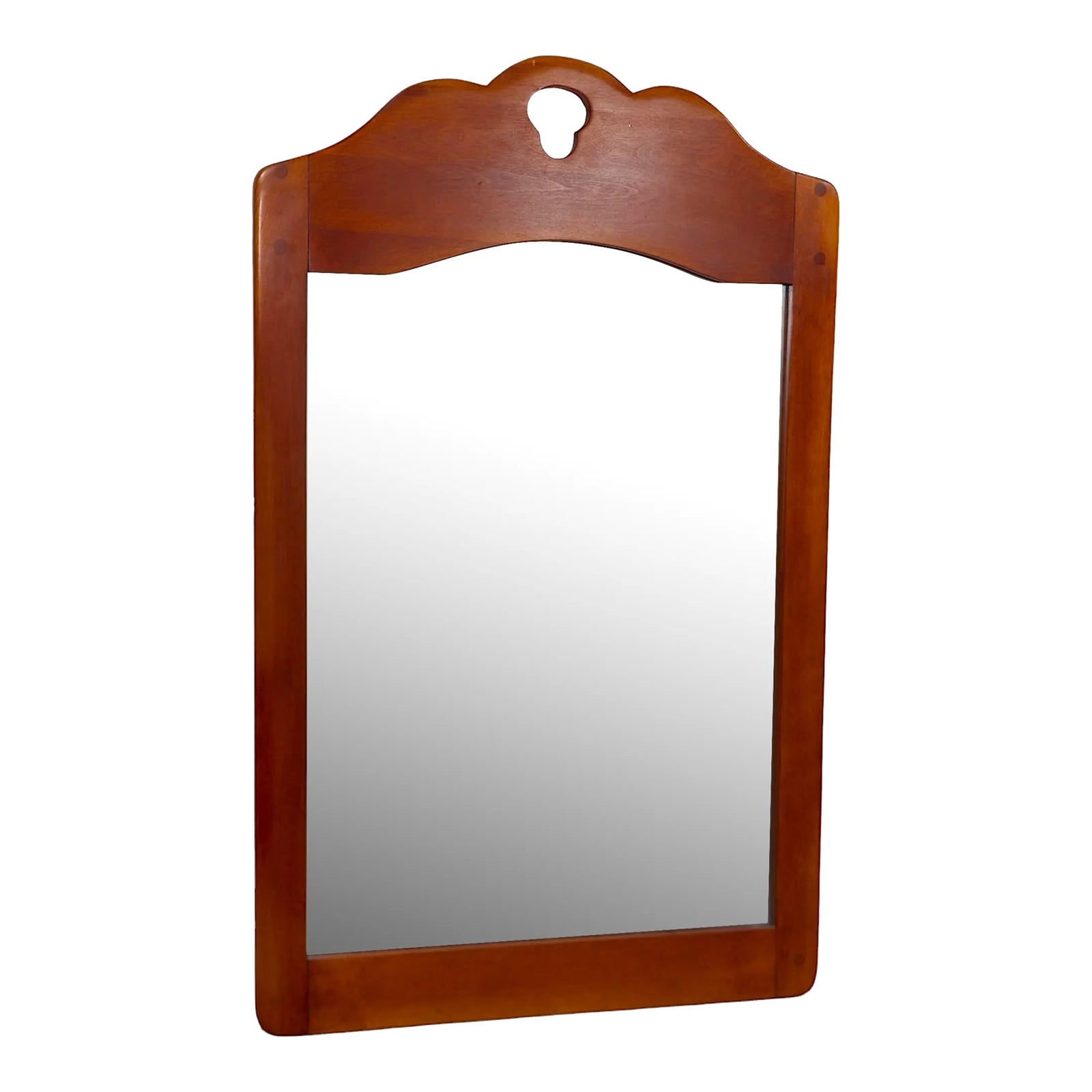 Cushman Colonial Maple Wall Mirror Made in Vermont C. 1950's | Chairish